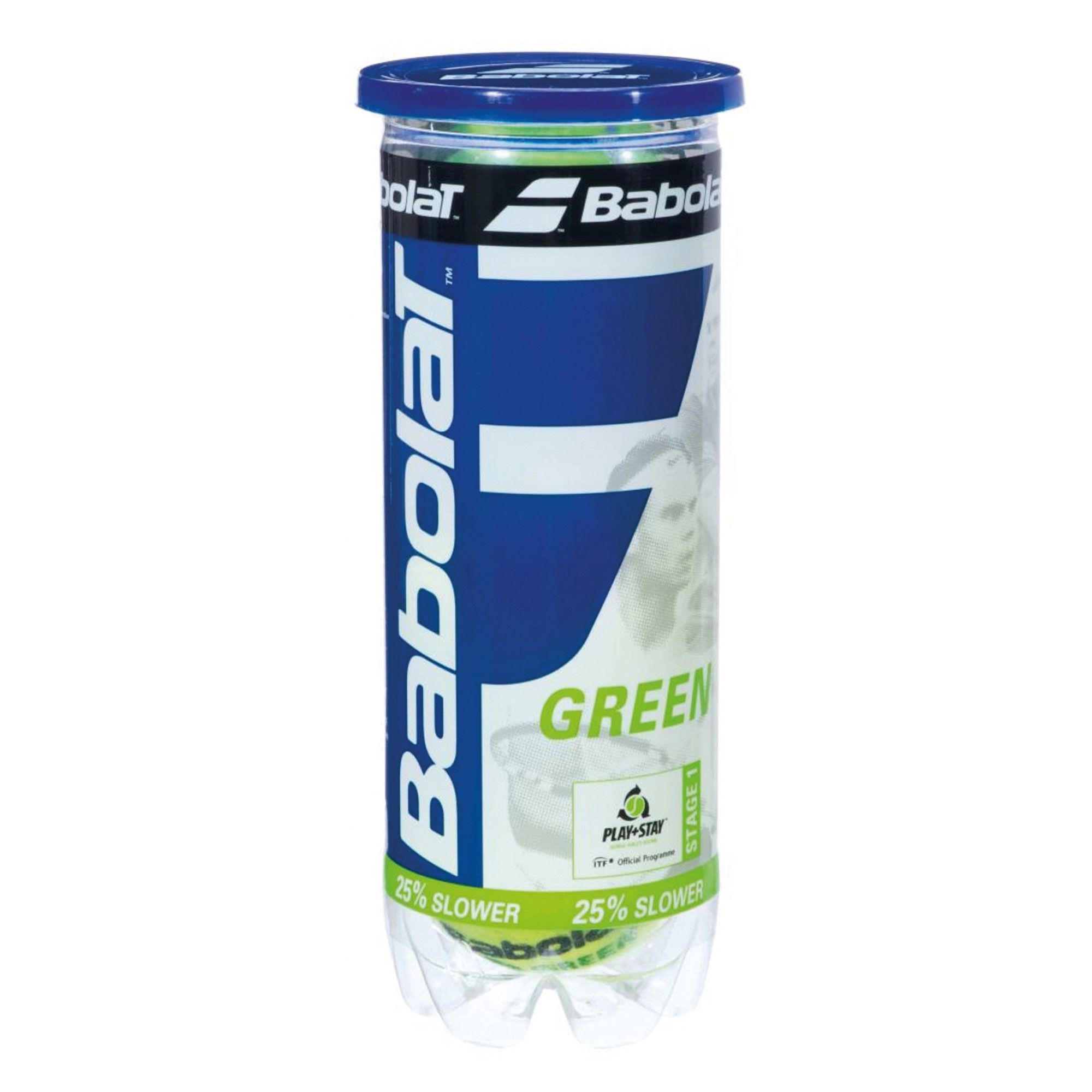 Babolat Green Stage 1 Tennisballs (3-can) | Plutosport