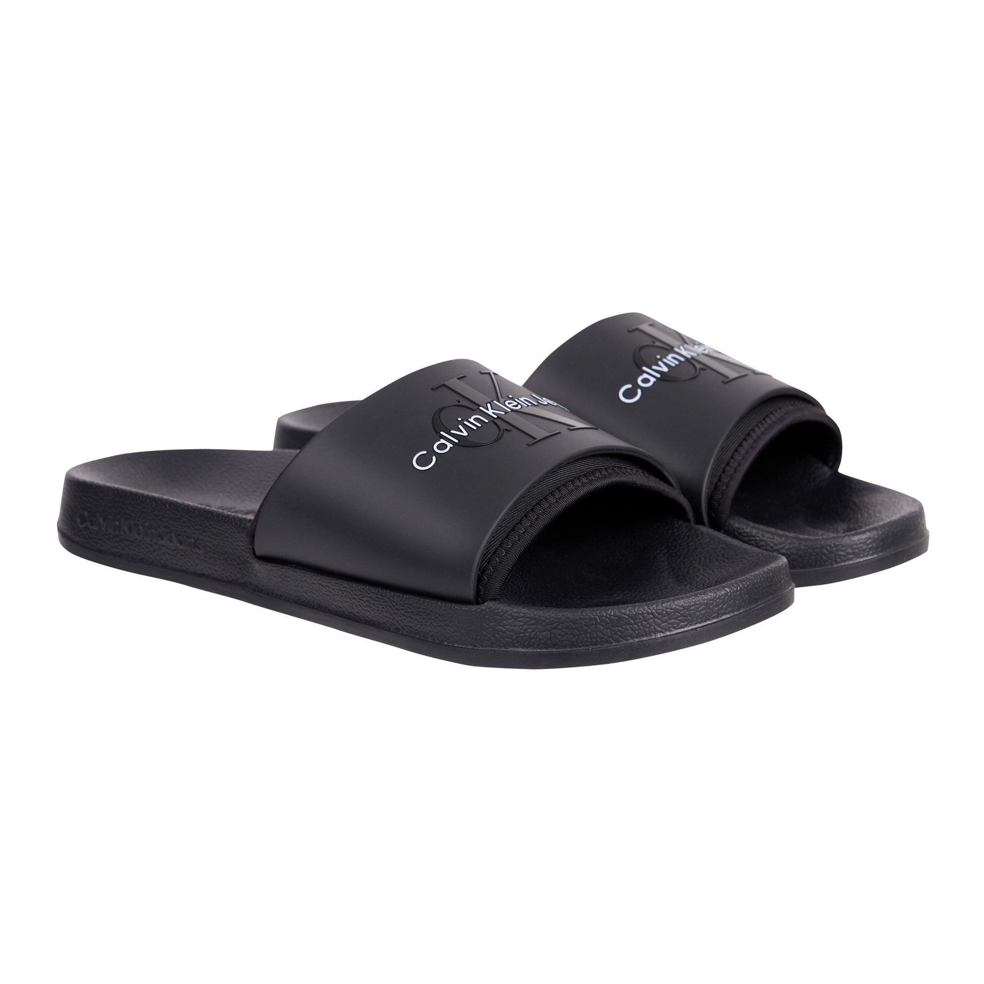 Calvin Klein Slide Monogram Slides Women | Plutosport