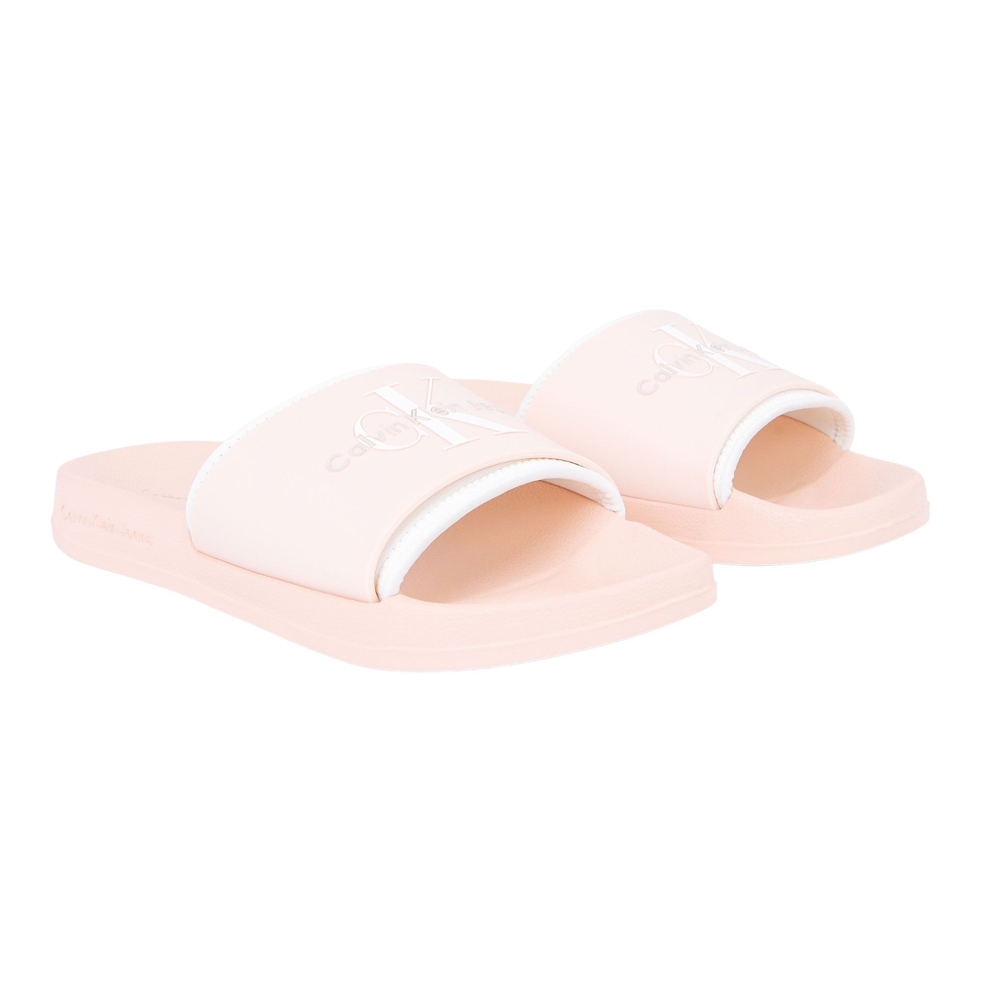 Calvin Klein Slide Monogram Slippers Dames | Plutosport