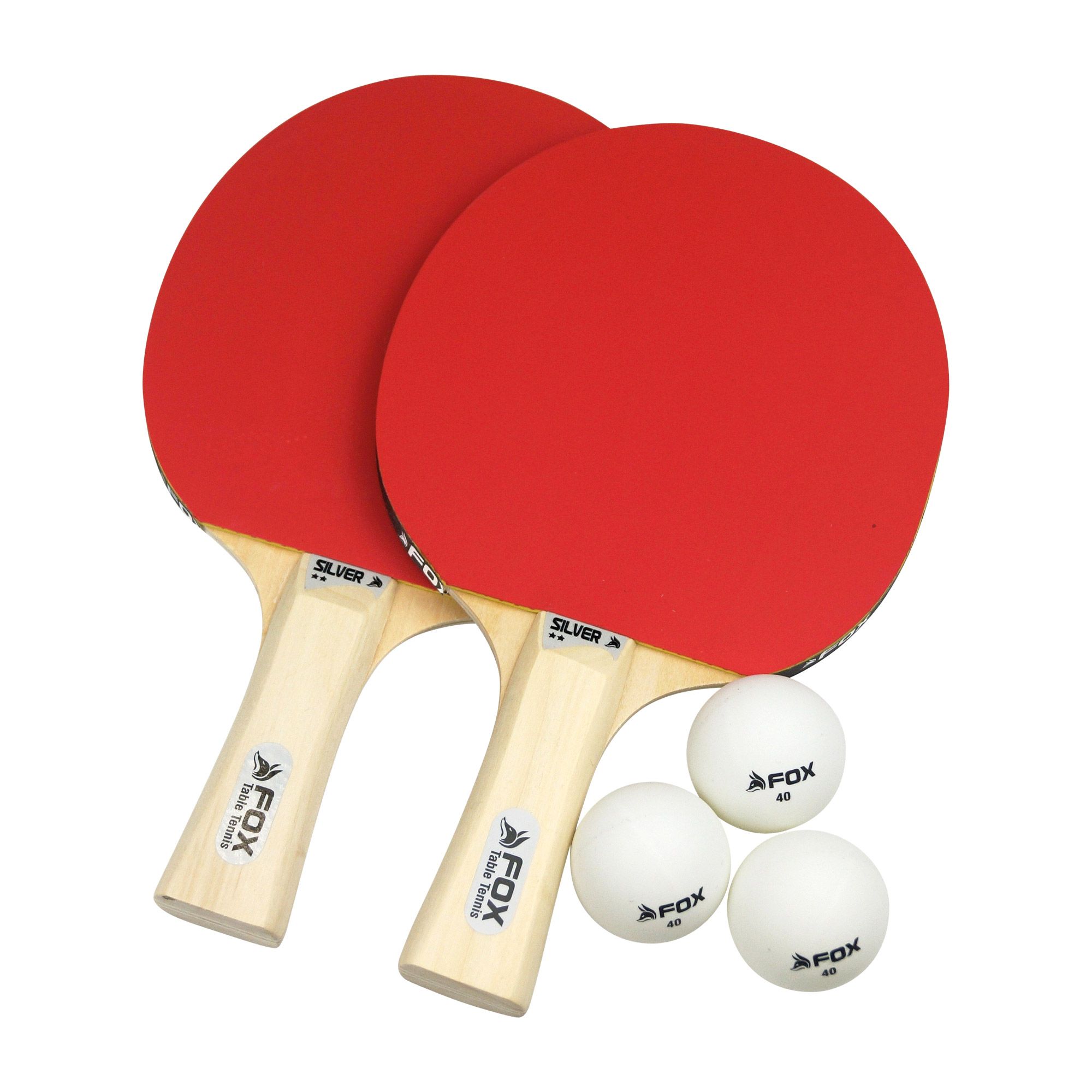 Fox TT Silver Tafeltennis Set (2 spelers) | PlutoSport