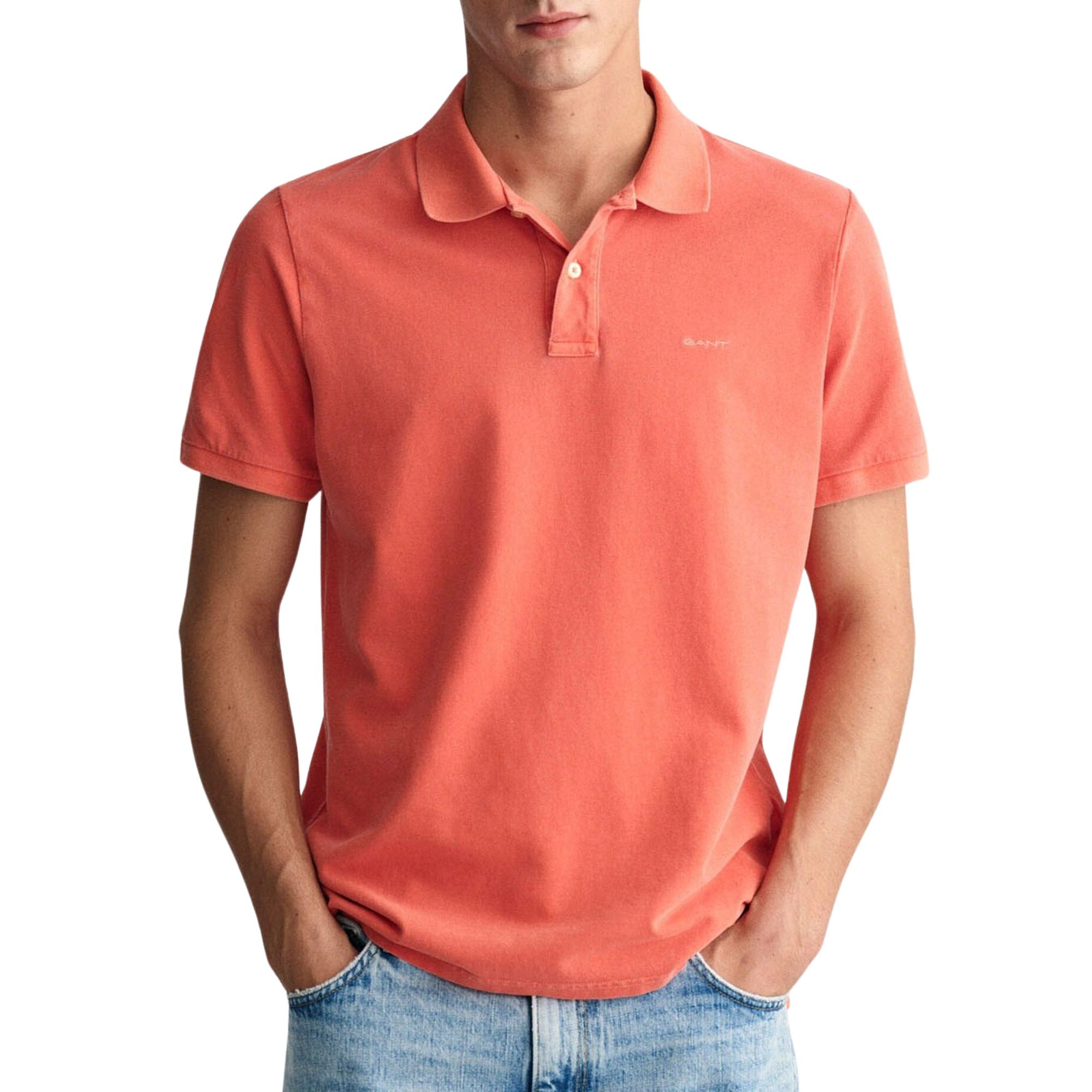Gant Sunfaded Pique Polo Shirt Men | Plutosport