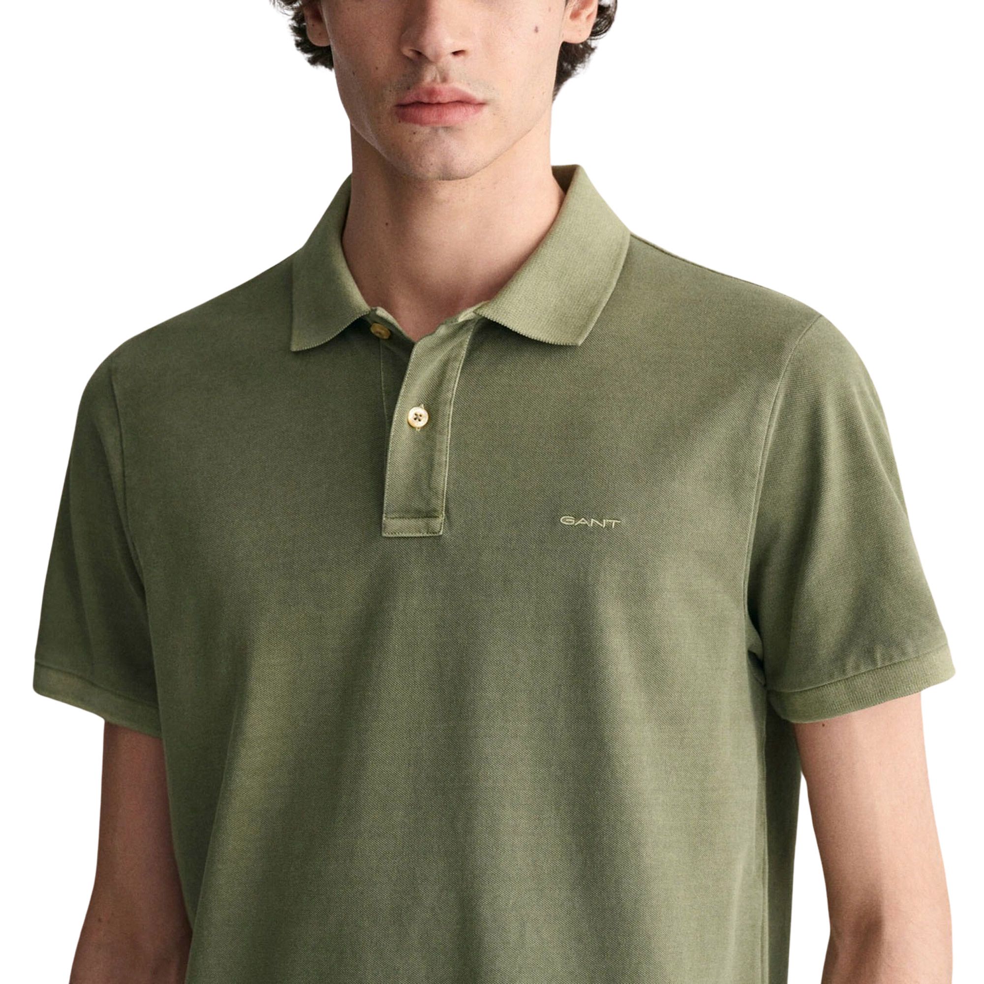 Gant Sunfaded Pique Polo Heren | PlutoSport