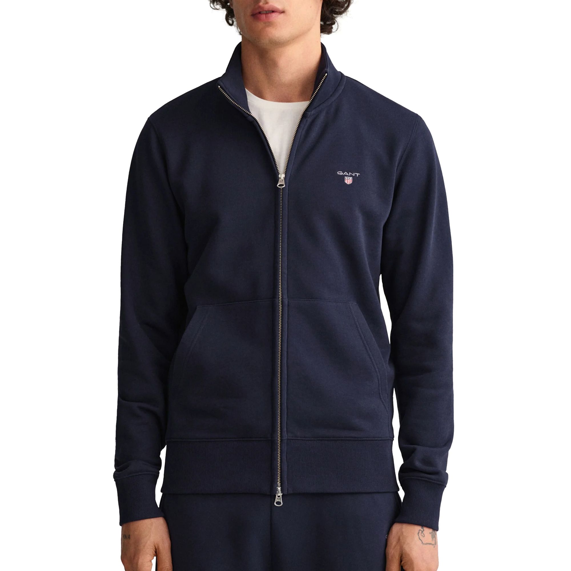 Gant Original Full Zip Cardigan Sweatjacket Men | Plutosport