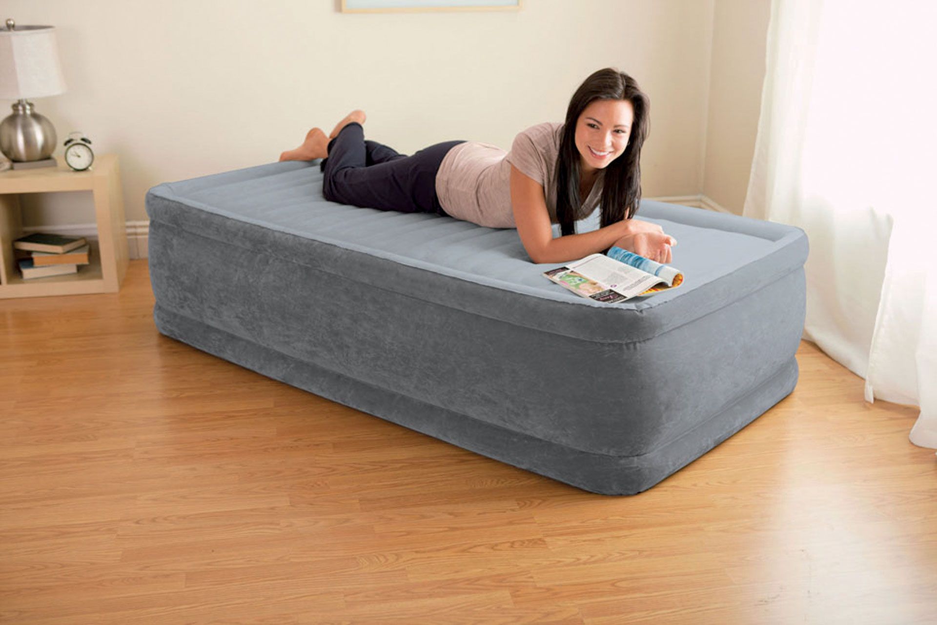 Intex Inflatable Bed Twin Elevated Single | Plutosport