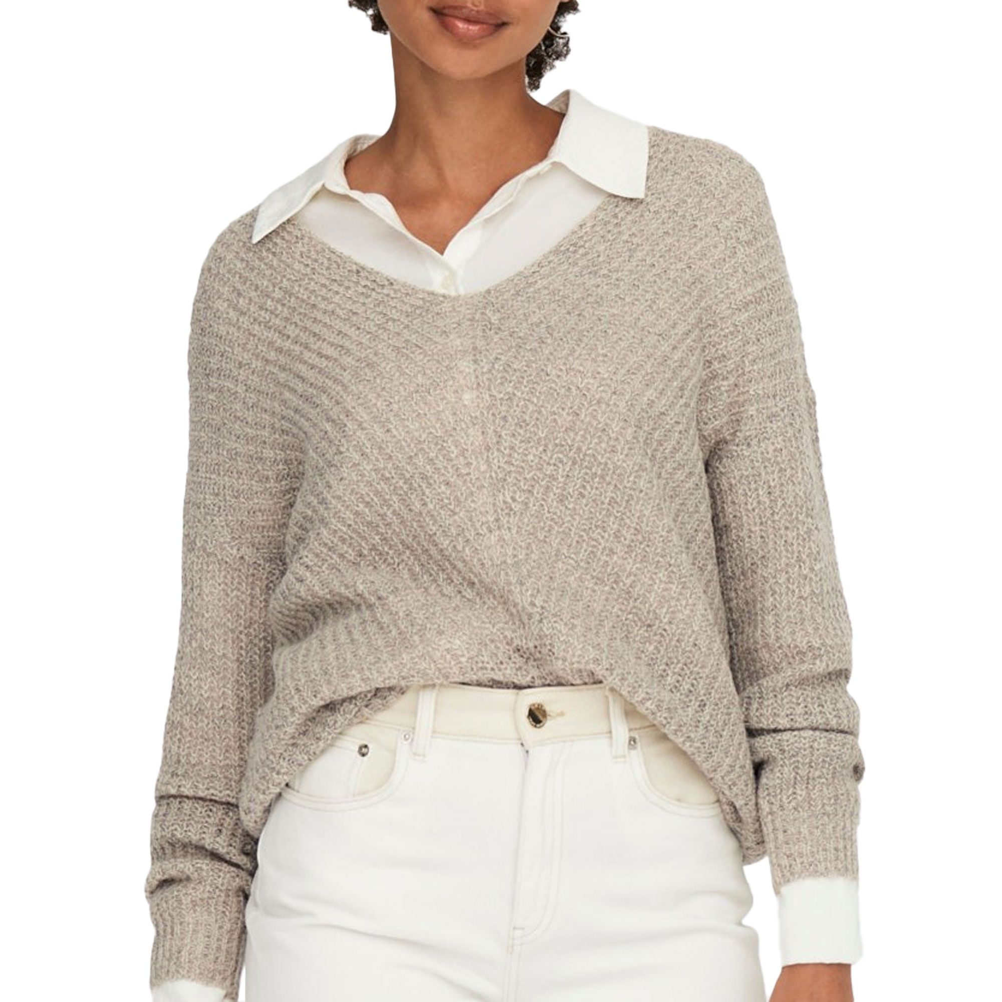JDY New Megan Knit Sweater Dames | PlutoSport