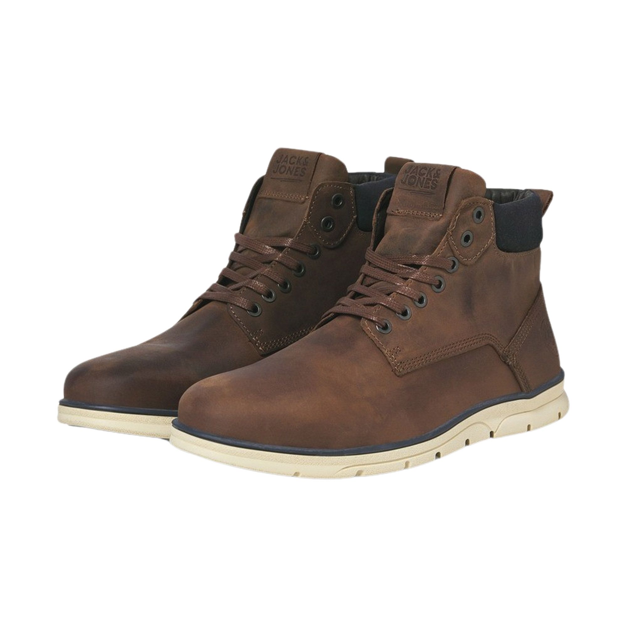 Jack & Jones Tubar Leather Brandy Schuhe Herren | Plutosport