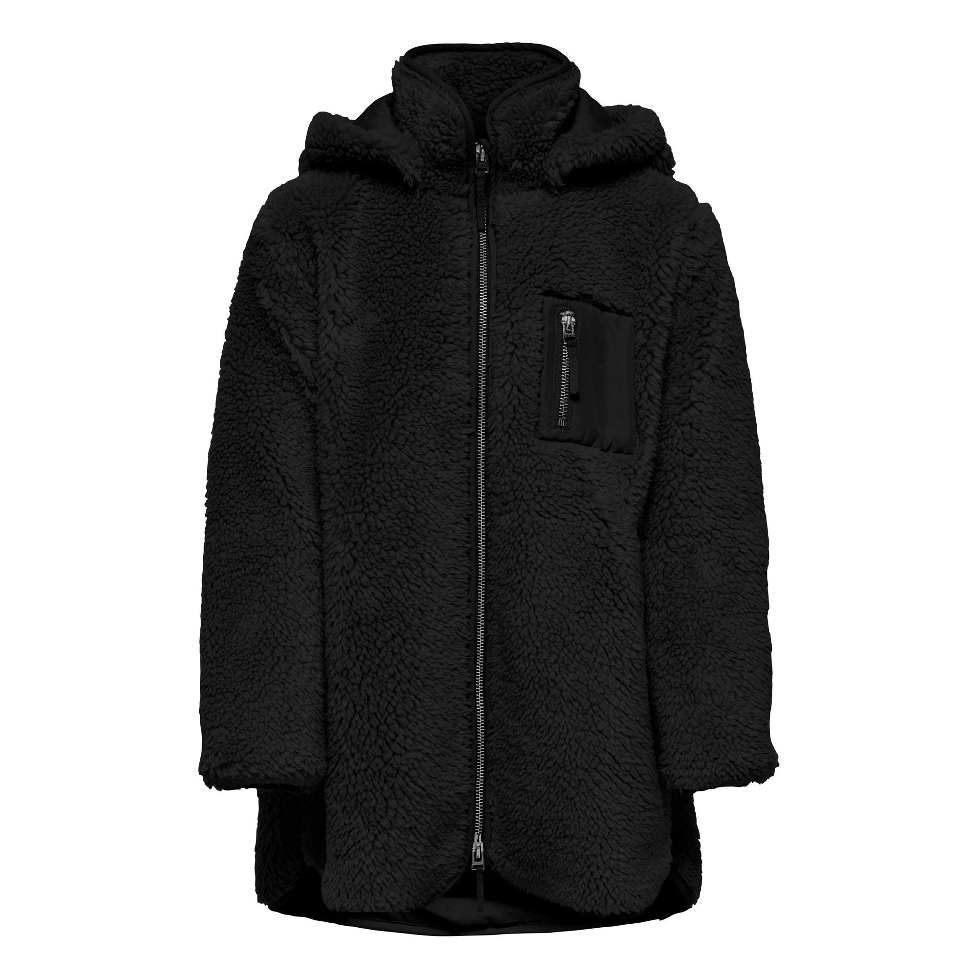 Kids Only Sascha Sherpa Hooded Jacket Girls | Plutosport