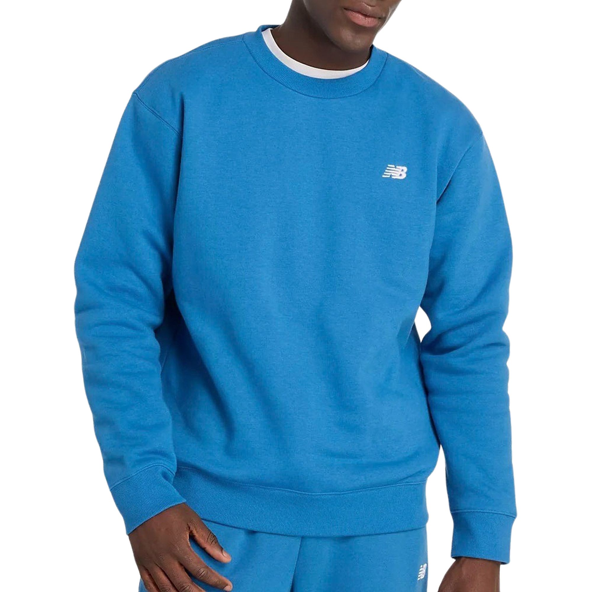 New Balance Sport Essentials Fleece Crew Sweater Heren | PlutoSport