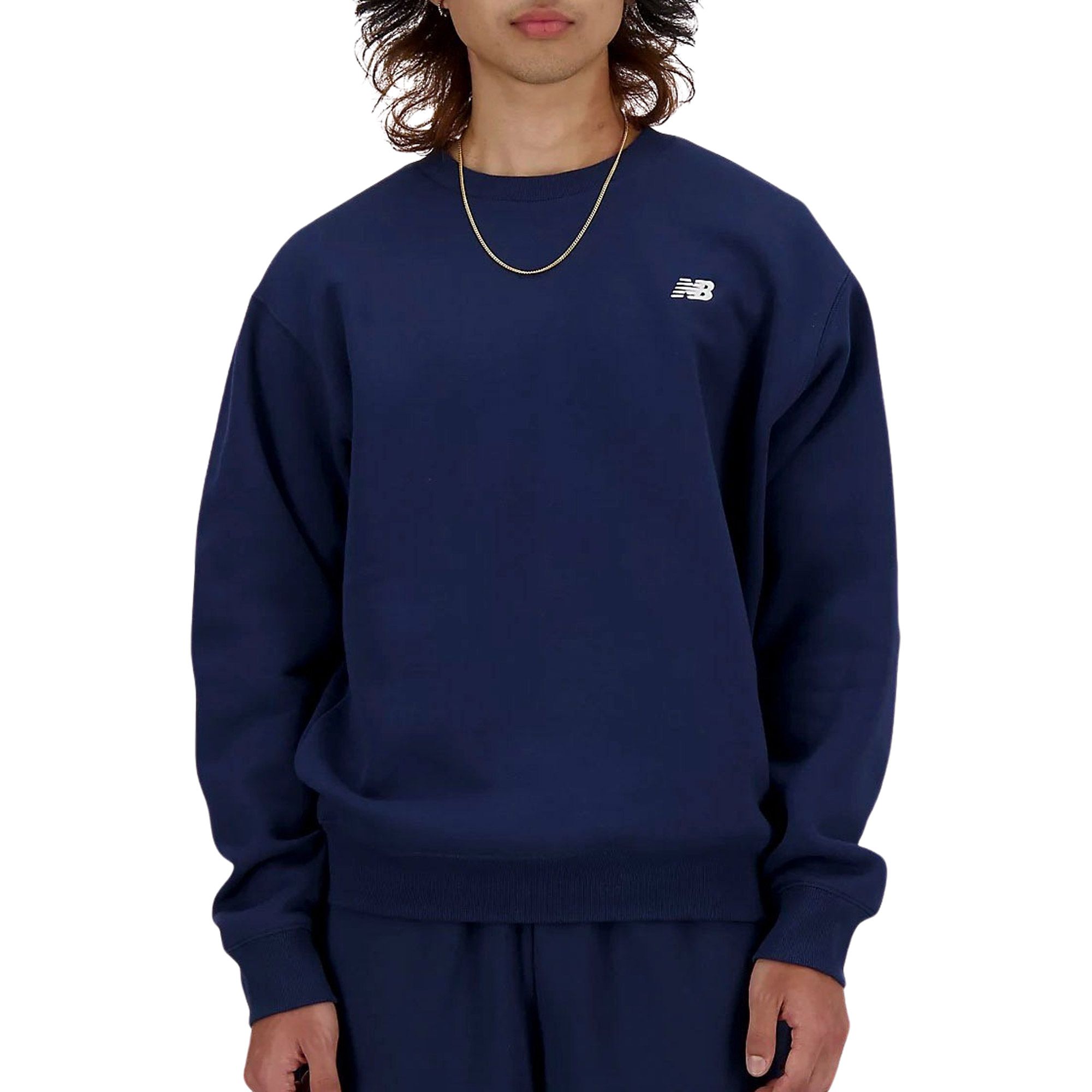 New Balance Sport Essentials Fleece Crew Sweater Heren | PlutoSport