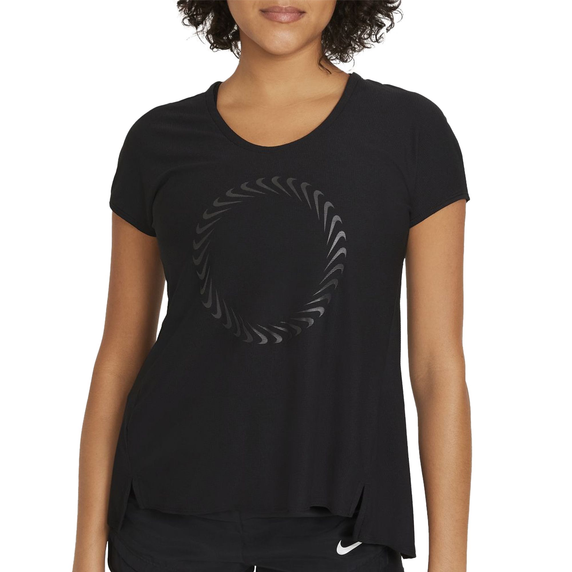 Nike Icon Clash Miler Running Shirt Dames | Plutosport