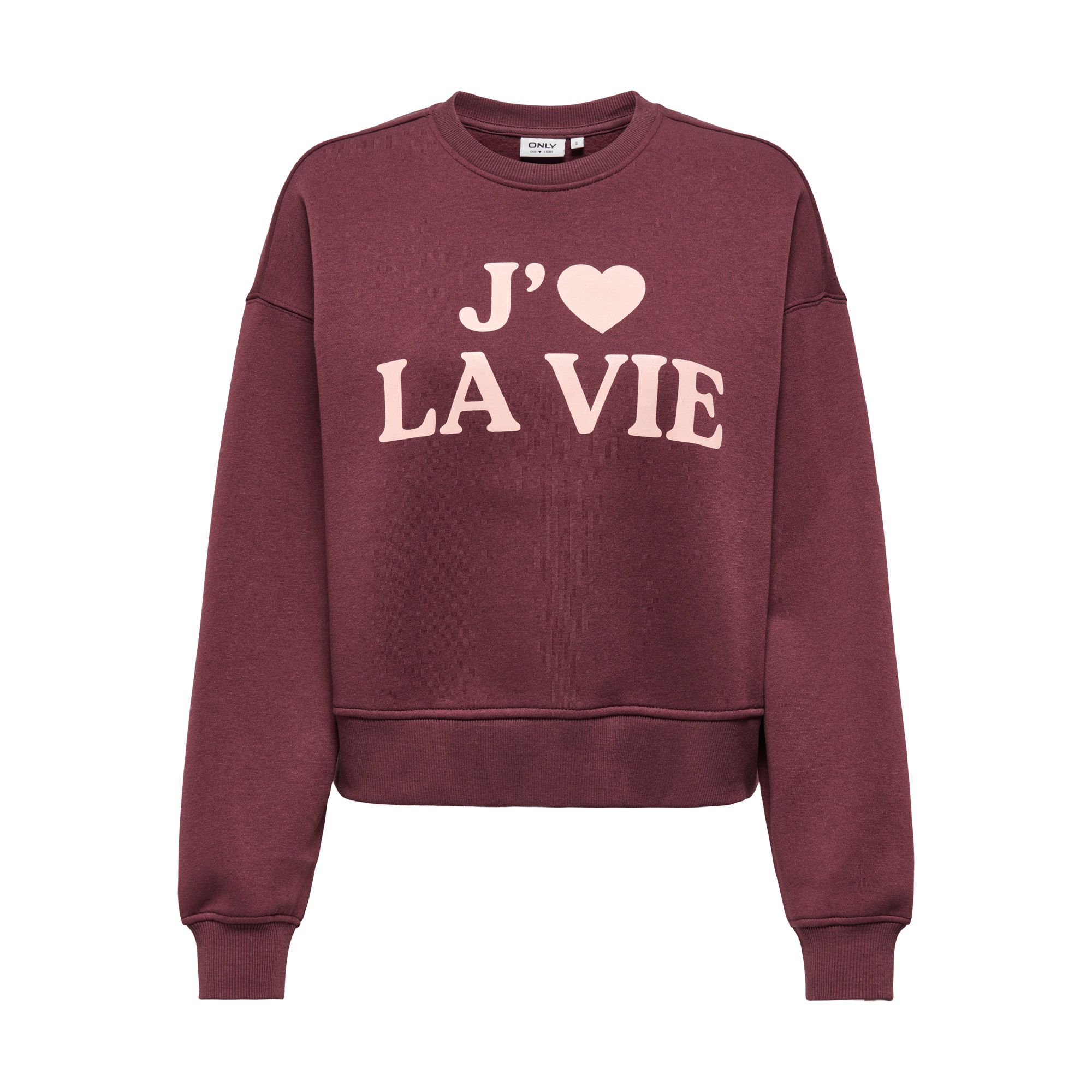 Only Best Print Crew Sweater Dames | Plutosport