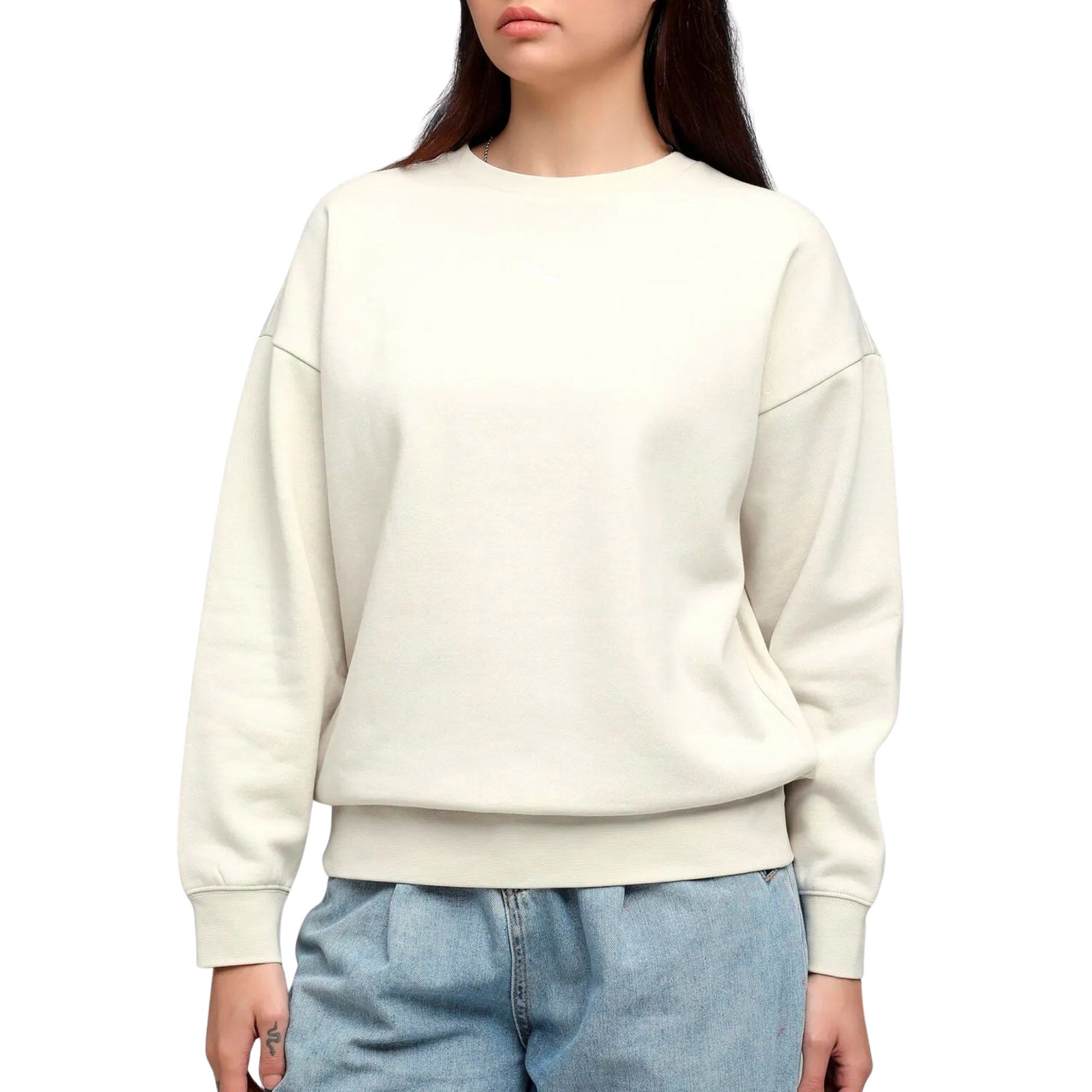 Puma Essentials Oversized Crew Sweater Dames | PlutoSport