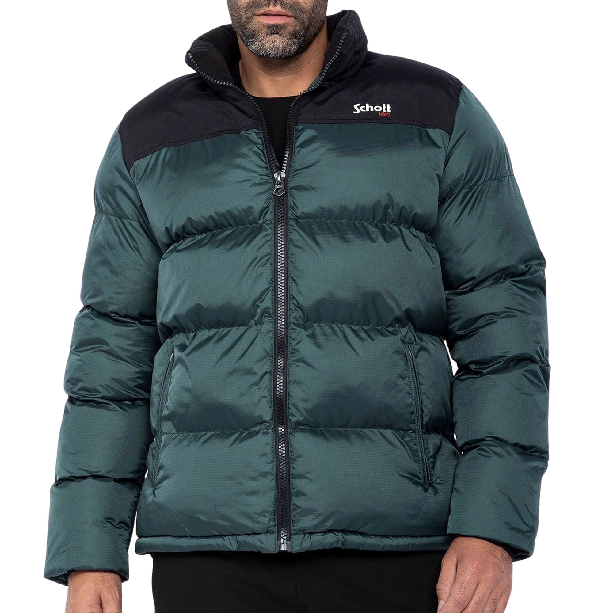 Schott Utah Puffer Winterjacket Men | Plutosport