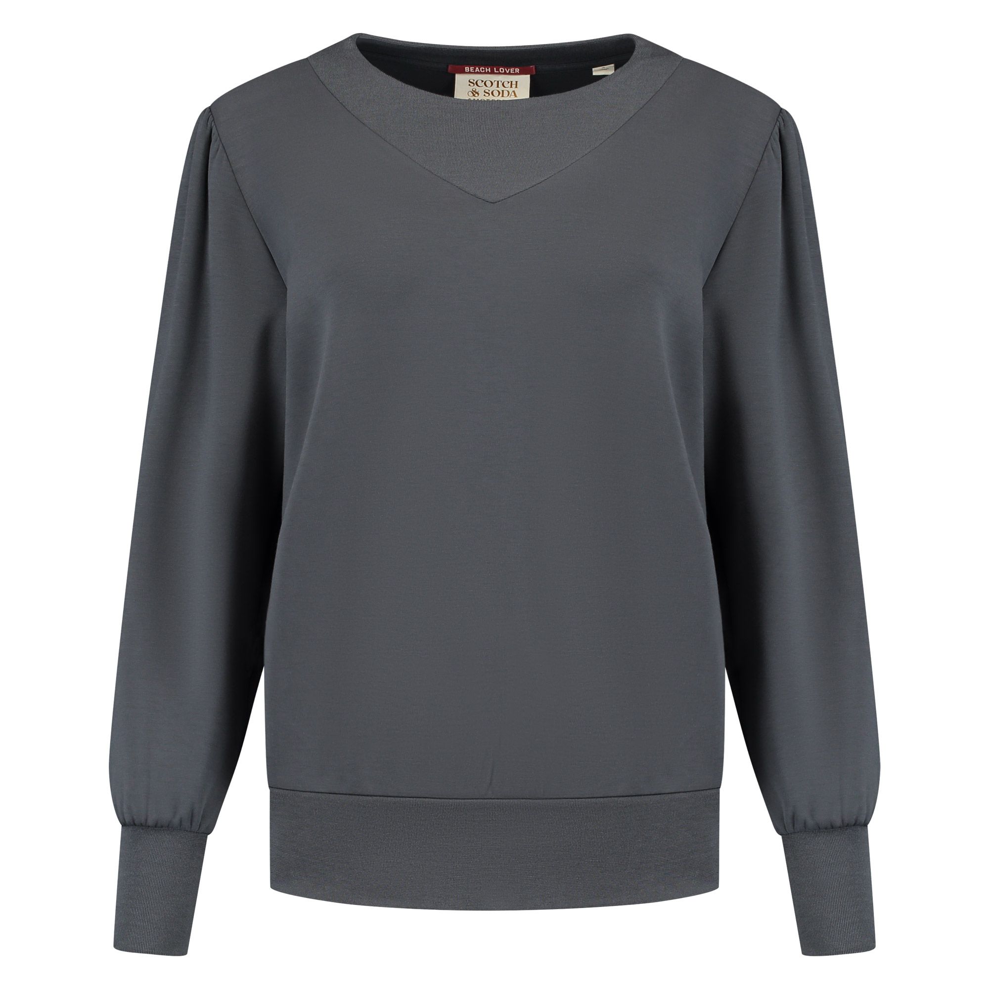 Scotch & Soda Ruched Yoke Sweater Dames | PlutoSport