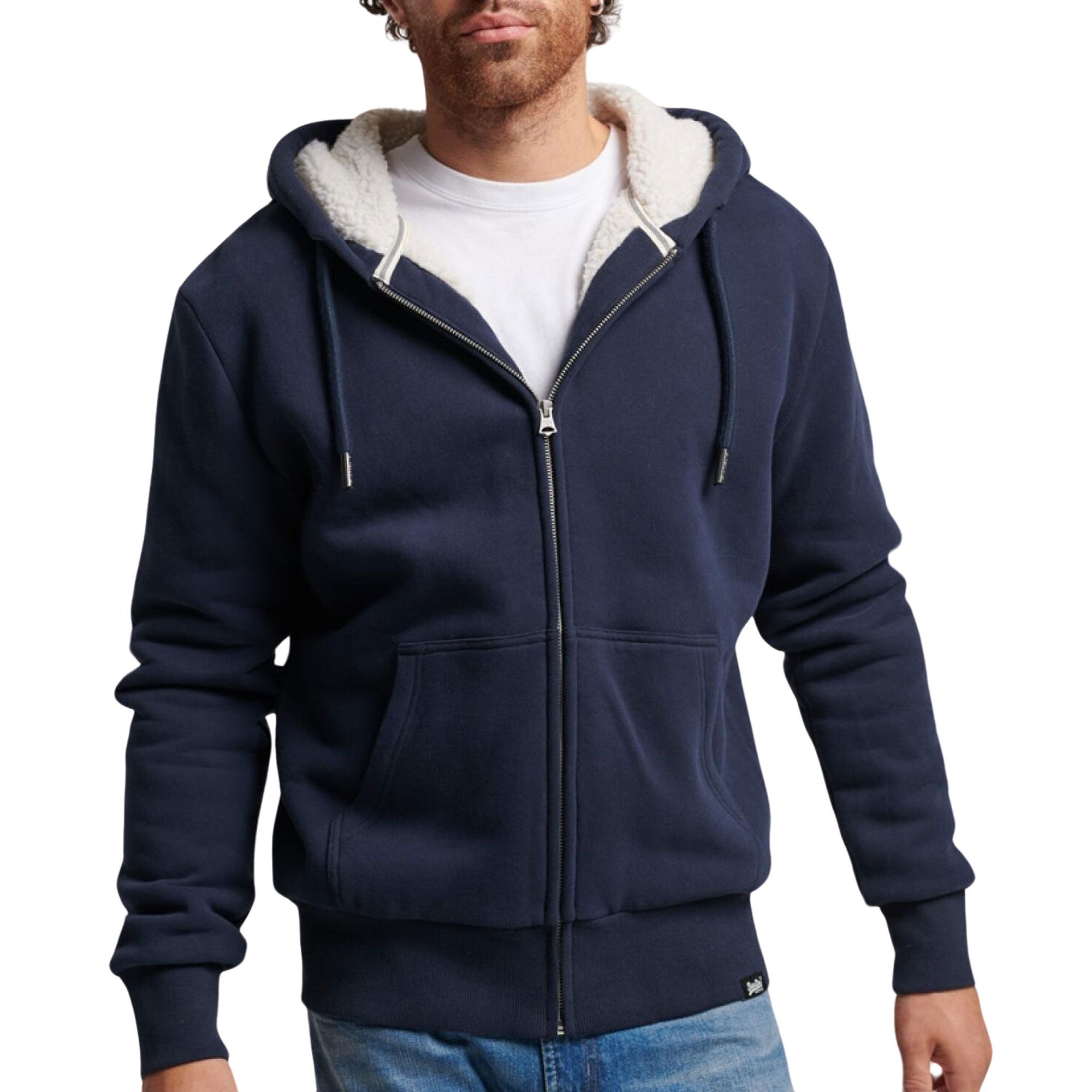 Superdry Essential Borg Lined Zip Sweatjacket Men | Plutosport