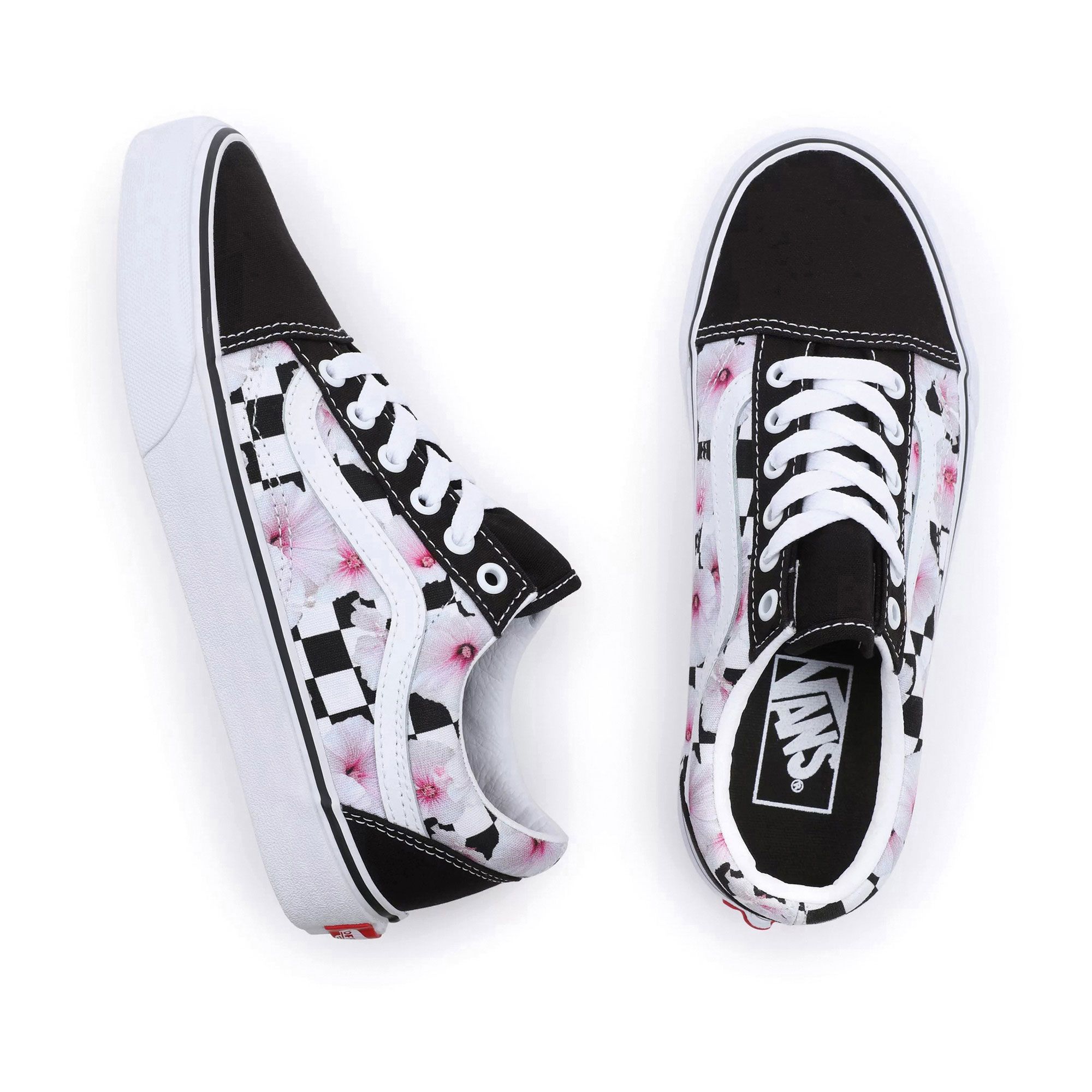 Vans Old Skool Hibiscus Check Sneakers Senior | PlutoSport