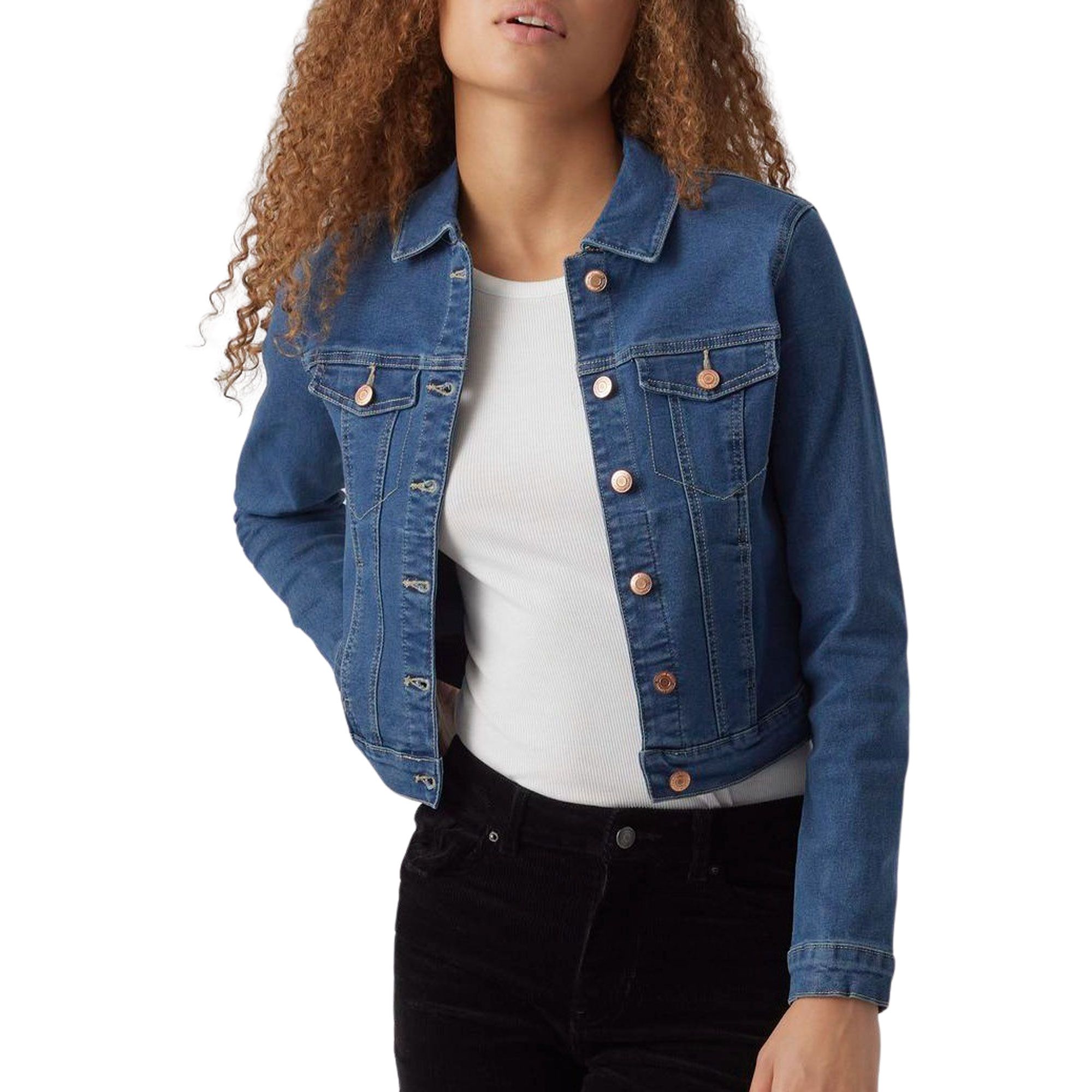 Vero Moda Luna Denim Jas Dames | PlutoSport