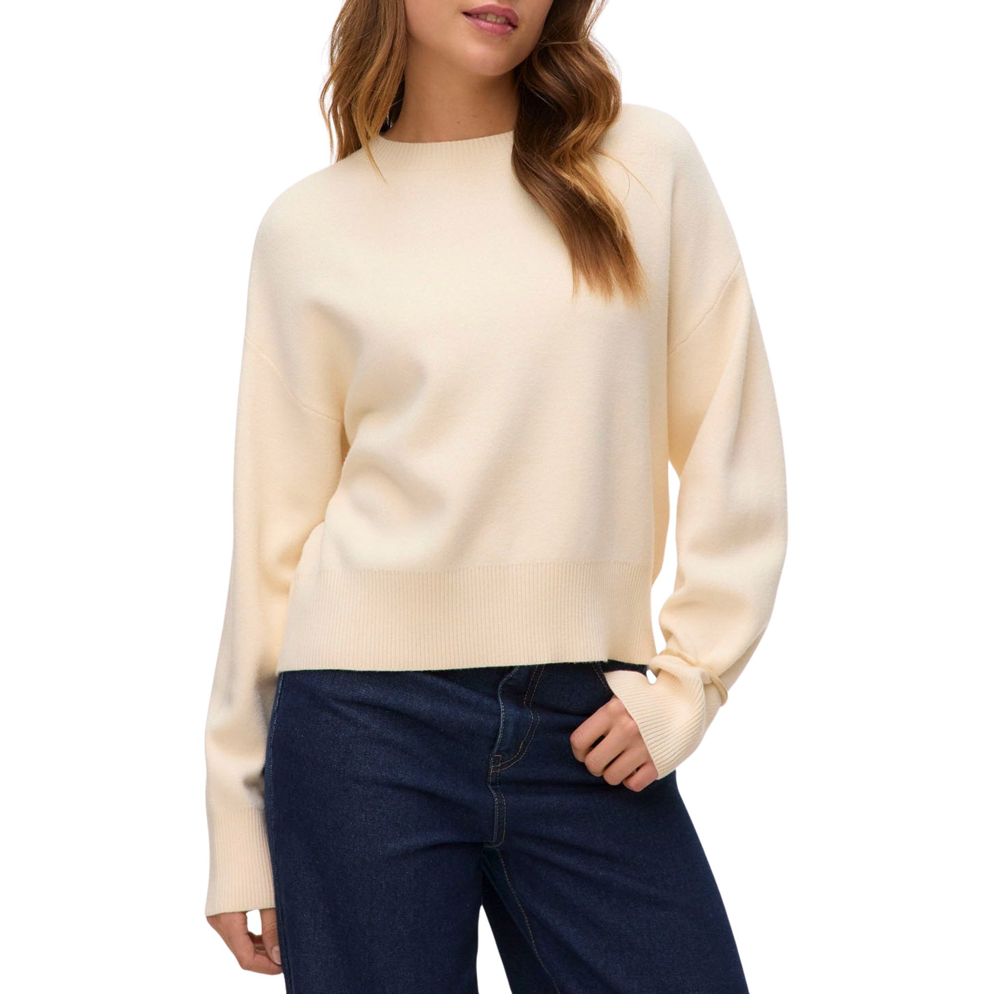 Vero Moda Gold Art Sweater Dames | PlutoSport